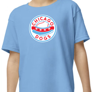 Chicago Dogs Youth Circle Logo SS Blue Tee – Chicago Dogs Team Store