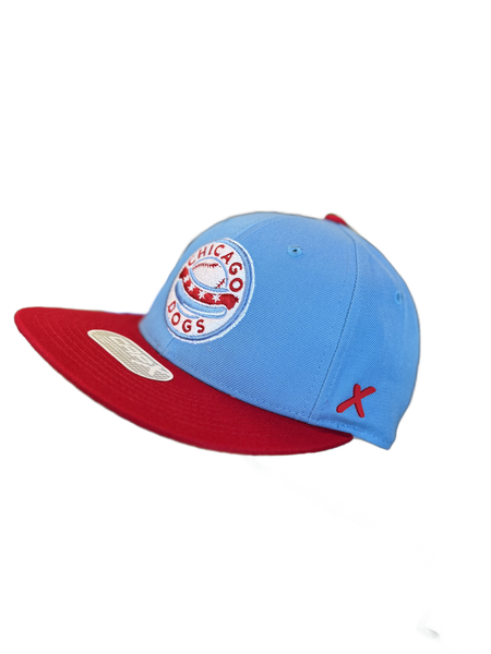CHICAGO DOGS BLUE / RED BRIM FITTED HAT – Chicago Dogs Team Store